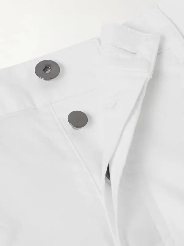 Onia Straight-leg Cotton-blend Trousers