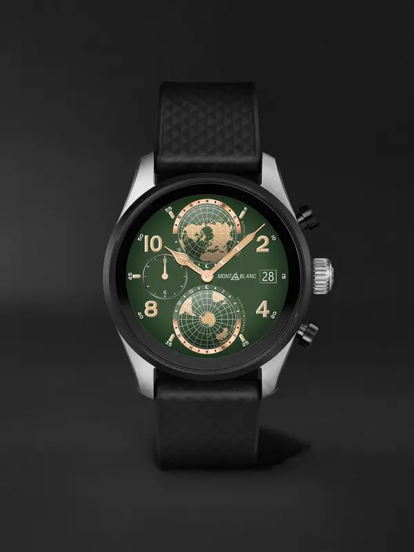 Montblanc Summit 3 Titanium Smart Watch, Ref. 129268 - Green