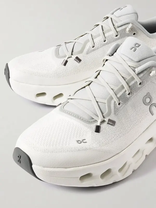 On Cloudtilt Rubber-trimmed Mesh Slip- Sneakers - White