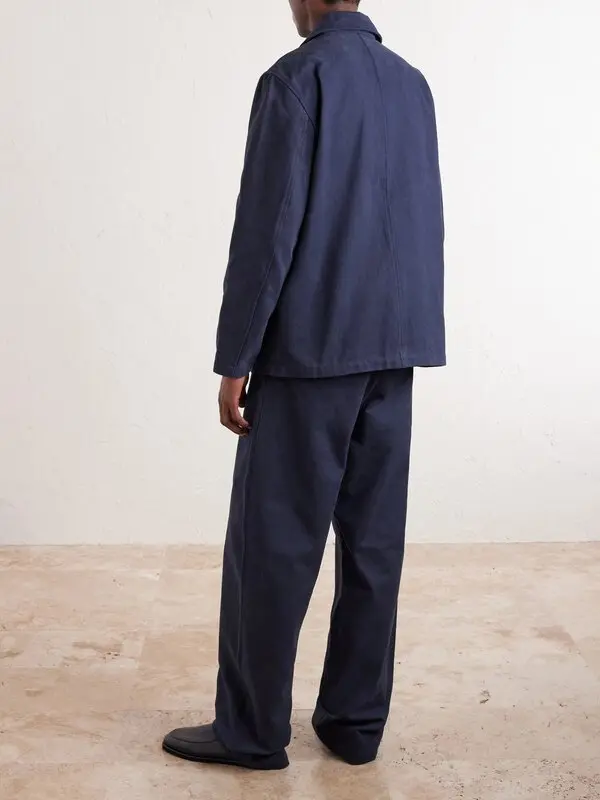 De Bonne Facture Traveler Cotton-twill Suit Jacket