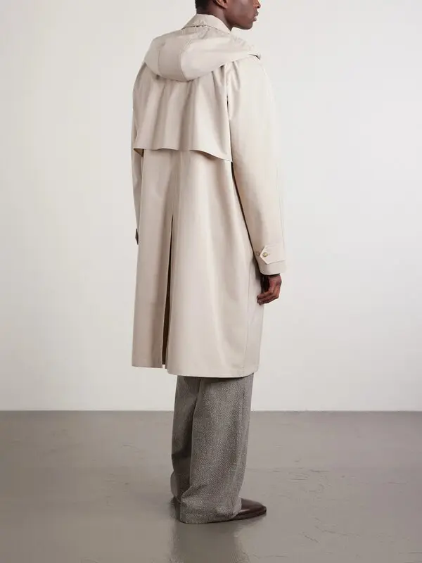 De Bonne Facture Grandad Giant Mac Cotton Coat