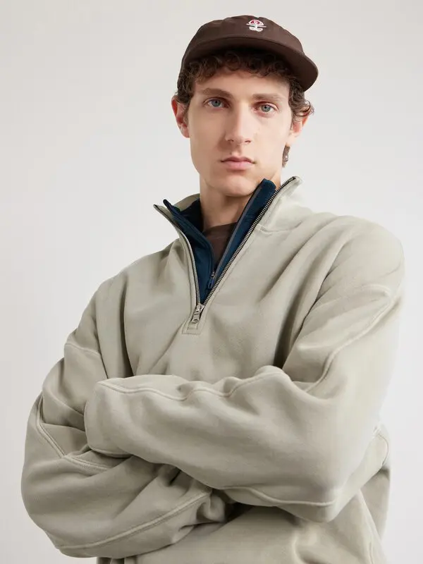 DISTRICT VISION Embroidered Nylon-taslan Baseball Cap - Brown