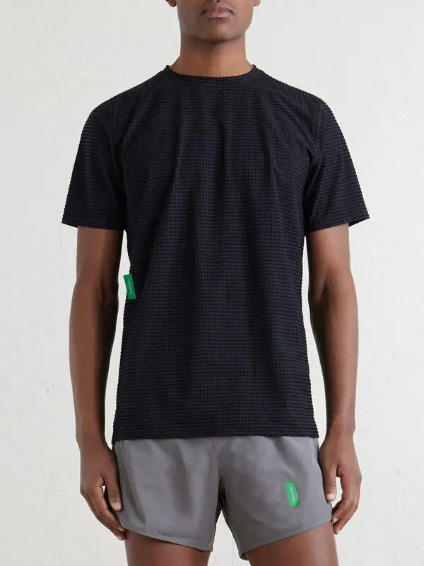 DISTRICT VISION Performance Lab Textured Stretch-jersey T-shirt