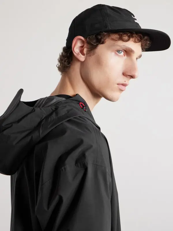 DISTRICT VISION Embroidered Nylon-taslan Baseball Cap - Black