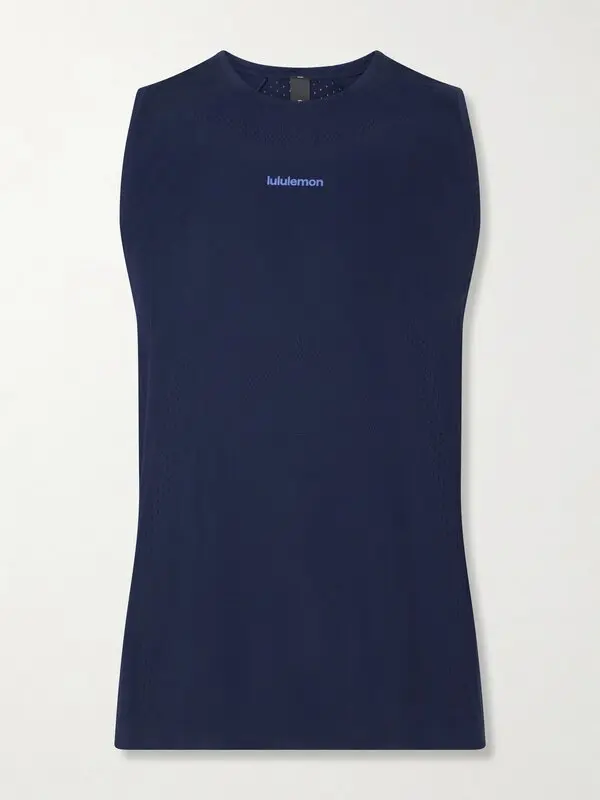 Lululemon Logo-print Mesh Running Top