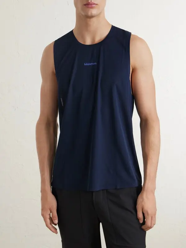 Lululemon Logo-print Mesh Running Top