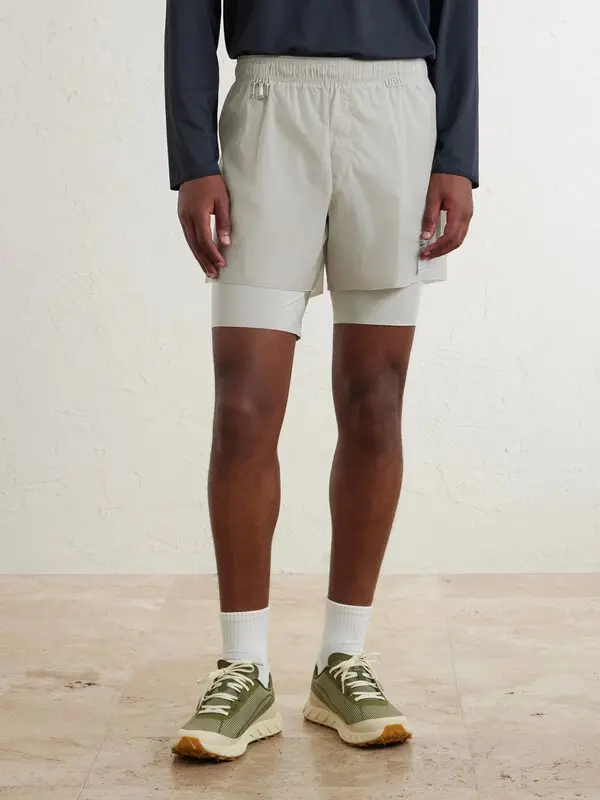 Satisfy Desert Straight-leg Heatcrush™ Running Shorts - Silver