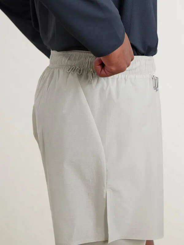 Satisfy Desert Straight-leg Heatcrush™ Running Shorts - Silver