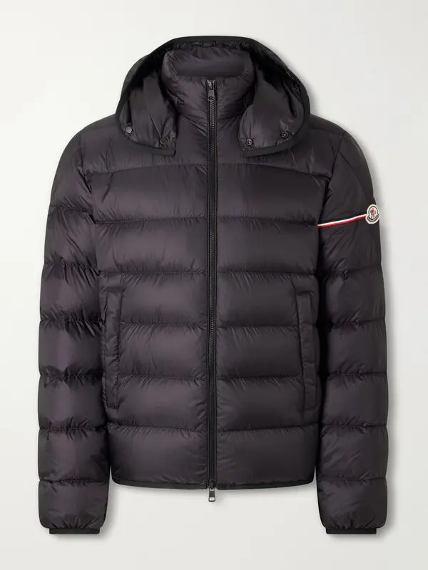 Moncler Ravenlock Hooded Quilted Shell Down Jacket - Black