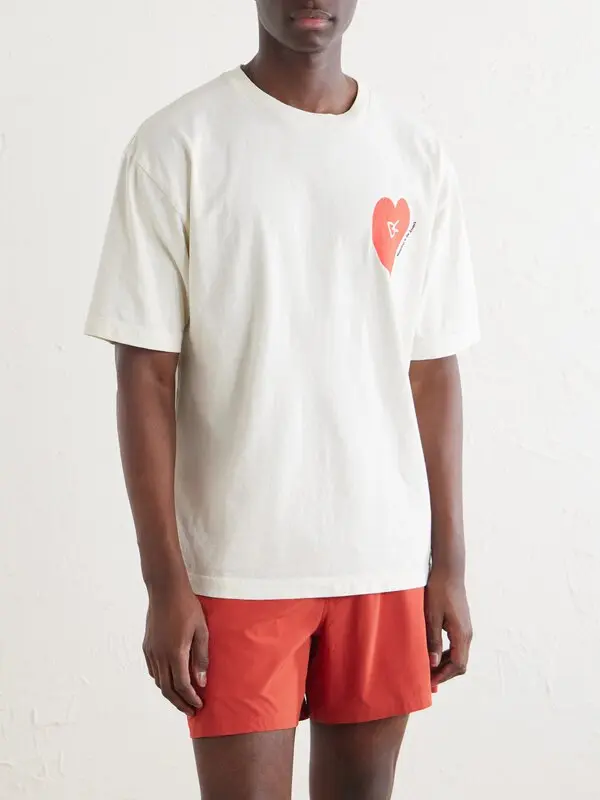 DISTRICT VISION California Printed Cotton-jersey T-shirt