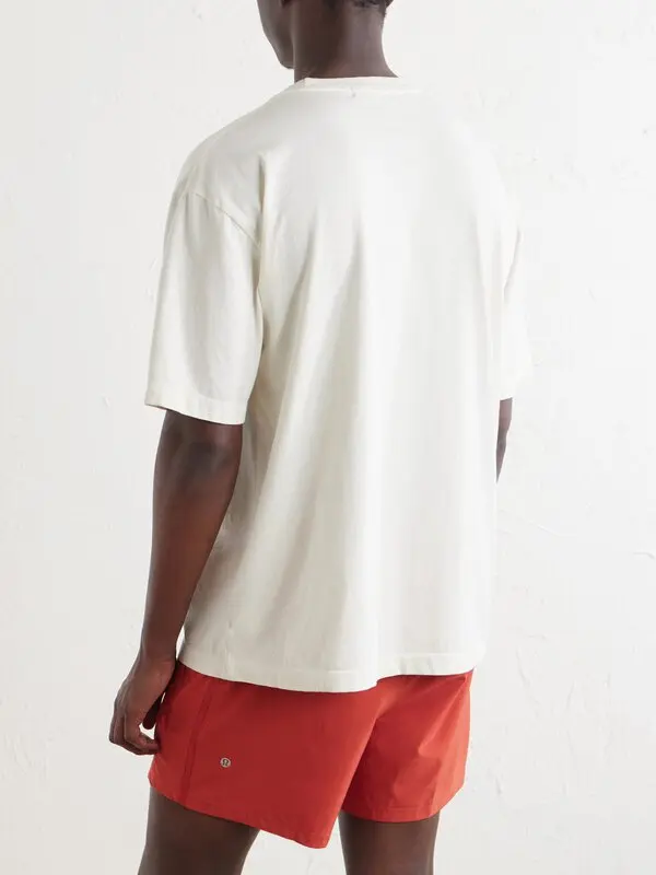 DISTRICT VISION California Printed Cotton-jersey T-shirt