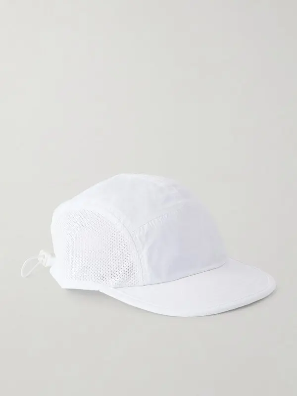 DISTRICT VISION Logo-appliquéd Panelled Shell And Mesh Cap