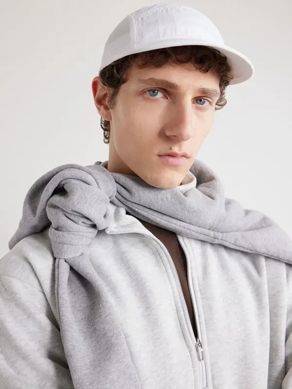 DISTRICT VISION Logo-appliquéd Panelled Shell And Mesh Cap