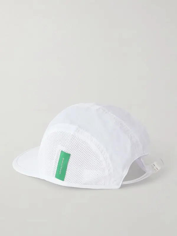 DISTRICT VISION Logo-appliquéd Panelled Shell And Mesh Cap
