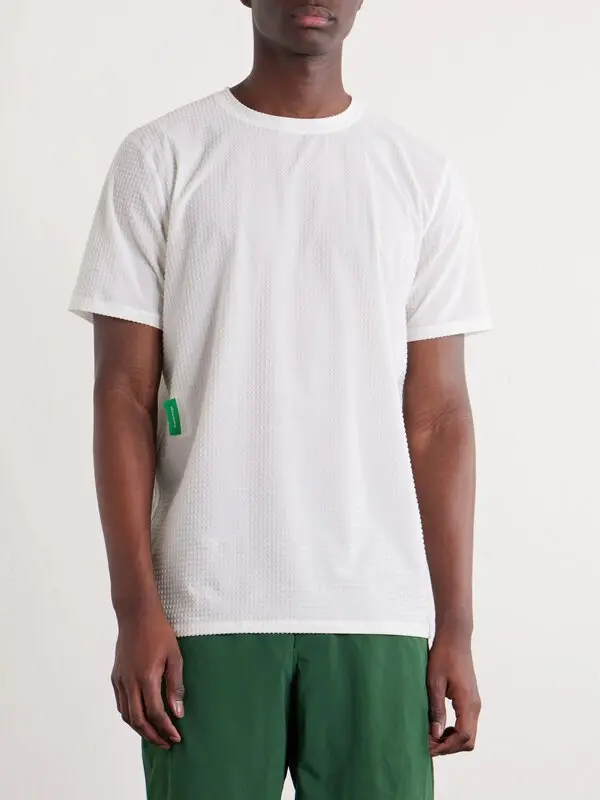 DISTRICT VISION Performance Lab Textured Stretch-jersey T-shirt