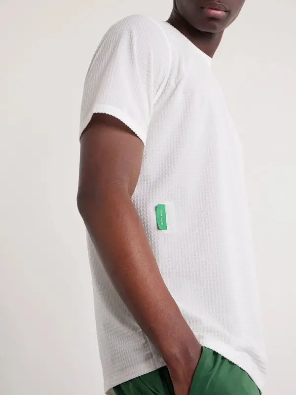 DISTRICT VISION Performance Lab Textured Stretch-jersey T-shirt