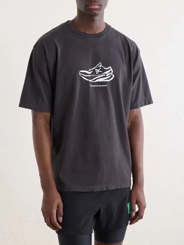 DISTRICT VISION California Printed Cotton-jersey T-shirt