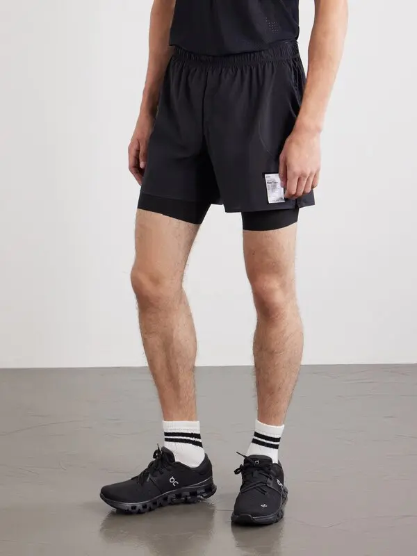 Satisfy Rippy&trade; Layered 5" Cordura&reg; And Justice&trade; Running Shorts - Black