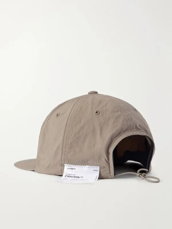 Satisfy Flitesilk Logo-embroidered Panelled Shell Cap