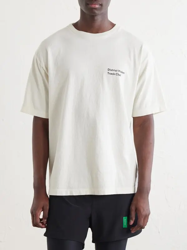 DISTRICT VISION California Printed Cotton-jersey T-shirt