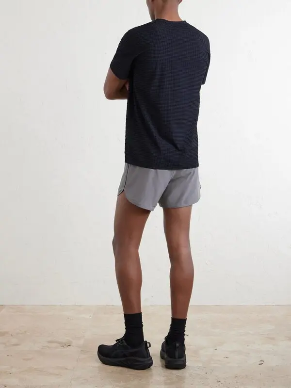 DISTRICT VISION Straight-leg Logo-print 5" Stretch-jersey Running Shorts