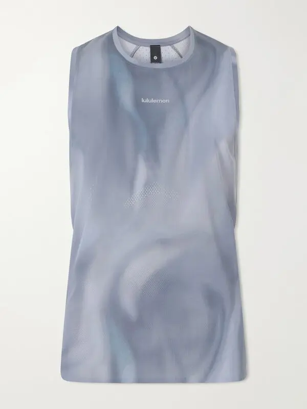 Lululemon Streaker Recycled-mesh Tank