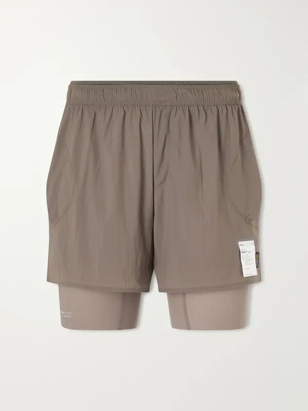 Satisfy Rippy&trade; Layered 5" Cordura&reg; And Justice&trade; Running Shorts - Brown