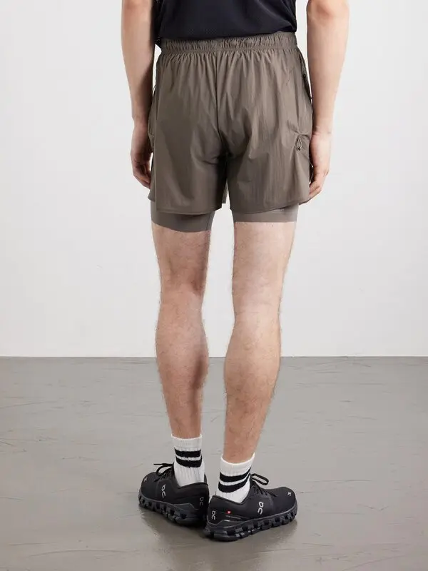 Satisfy Rippy&trade; Layered 5" Cordura&reg; And Justice&trade; Running Shorts - Brown