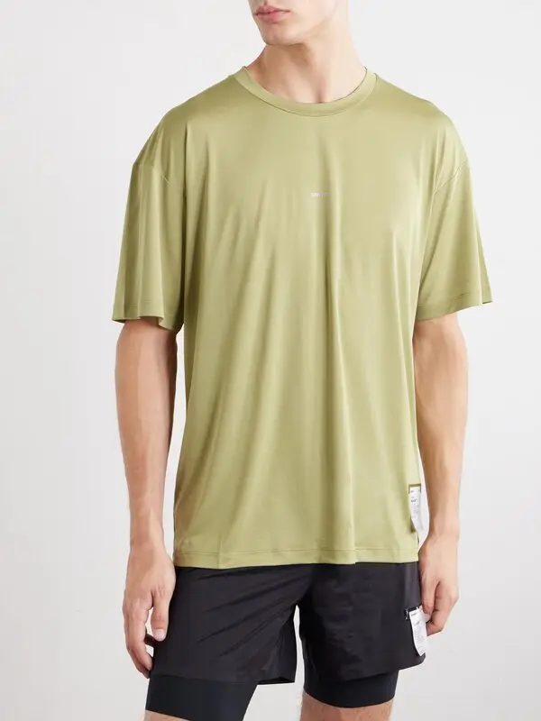Satisfy Logo-print Auralite™ T-shirt