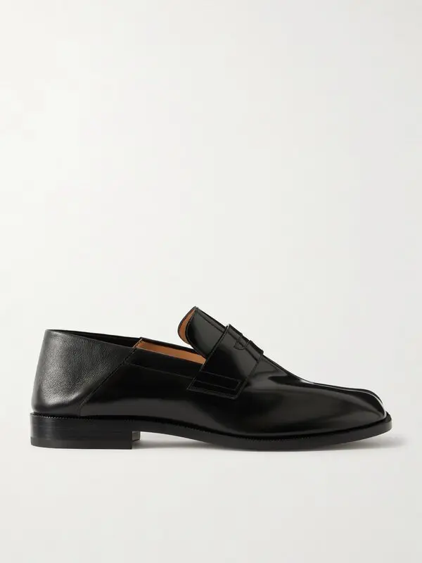 MAISON MARGIELA Tabi Babouche Split-toe Leather Loafers