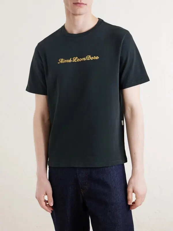 Aimé Leon Dore Logo-print Cotton-jersey T-shirt