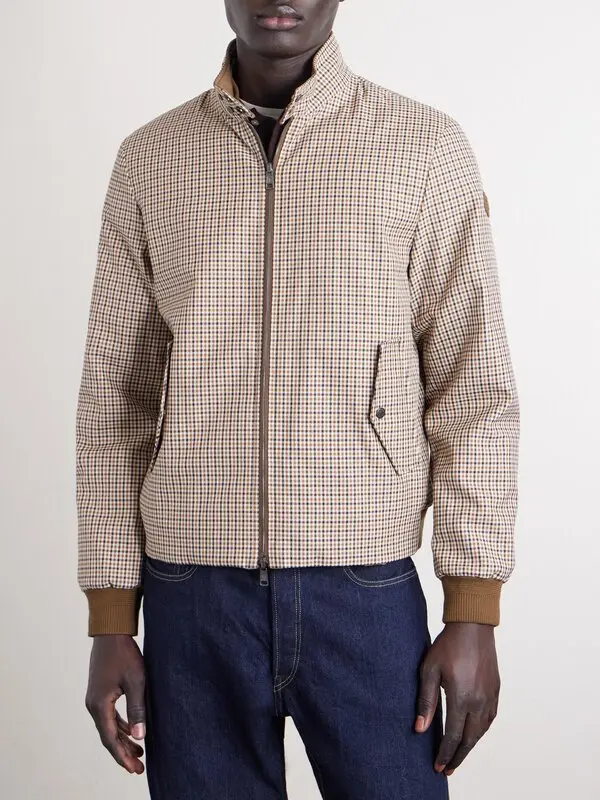 Moncler Almogordo Reversible Checked Shell Down Jacket