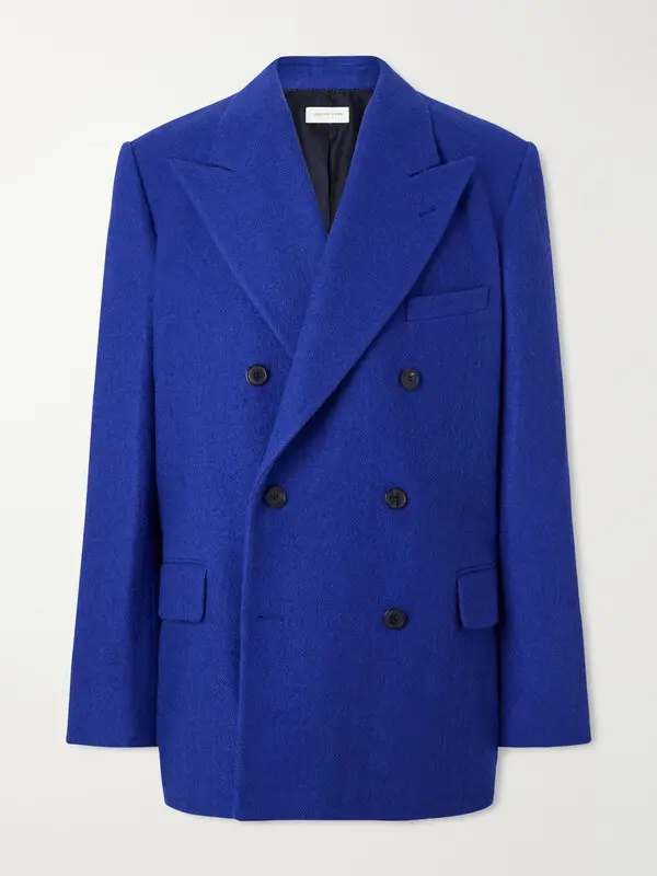 Dries Van Noten Bosier Double-breasted Wool Blazer