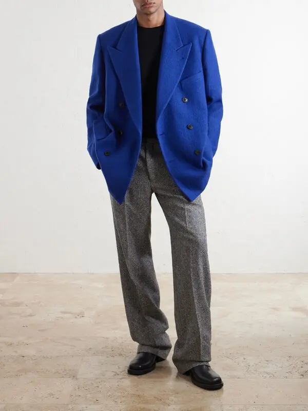 Dries Van Noten Bosier Double-breasted Wool Blazer