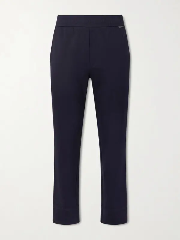 Moncler Tapered Stretch-cotton Jersey Sweatpants
