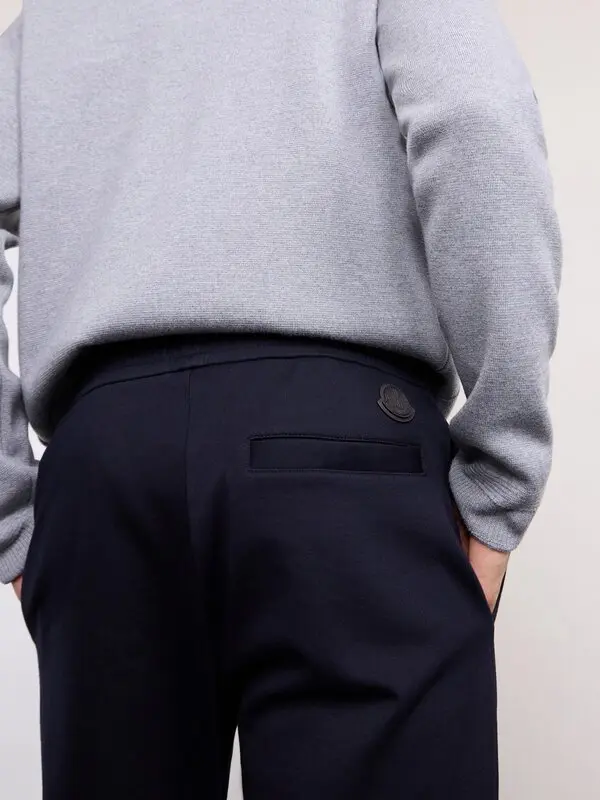 Moncler Tapered Stretch-cotton Jersey Sweatpants