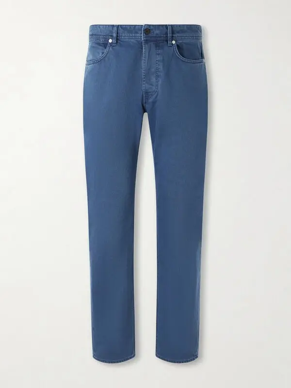 Stone Island Denim Slim-fit Straight-leg Jeans - Blue