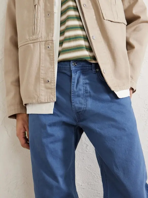 Stone Island Denim Slim-fit Straight-leg Jeans - Blue