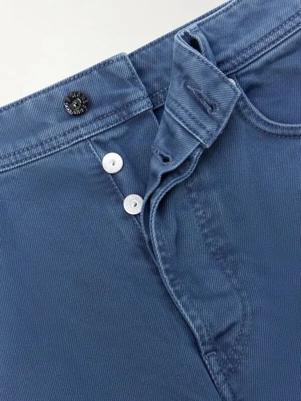 Stone Island Denim Slim-fit Straight-leg Jeans - Blue