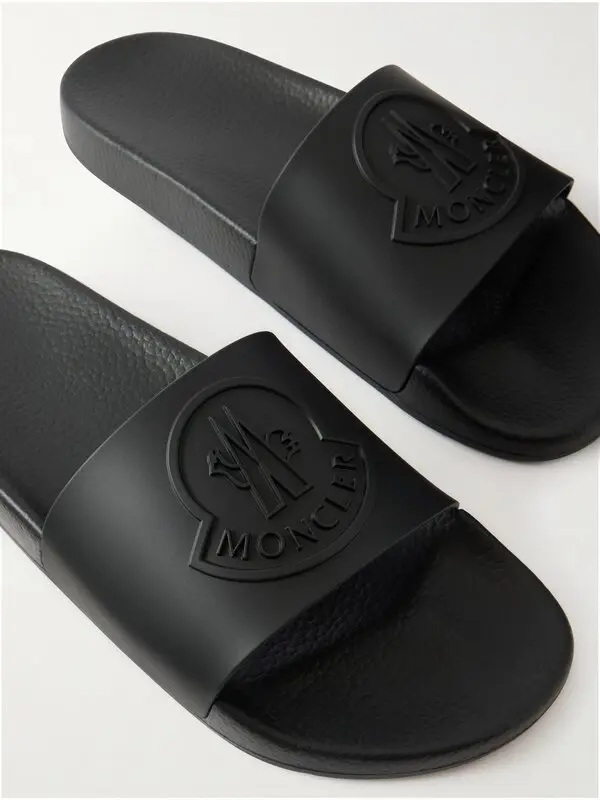 Moncler Basile Logo-embossed Rubber Slides