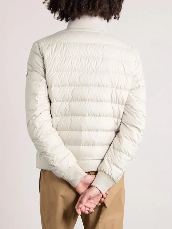 Moncler Crachin Reversible Leather-trimmed Quilted Shell And Shearling Down Jacket