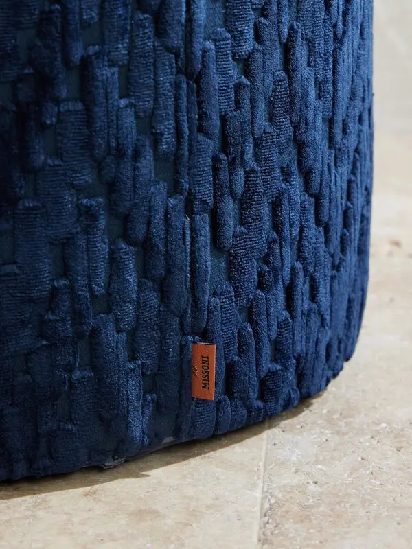 Missoni Fossile Plush-jacquard Pouf
