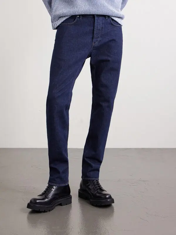 Stone Island Slim-fit Organic Jeans - Blue