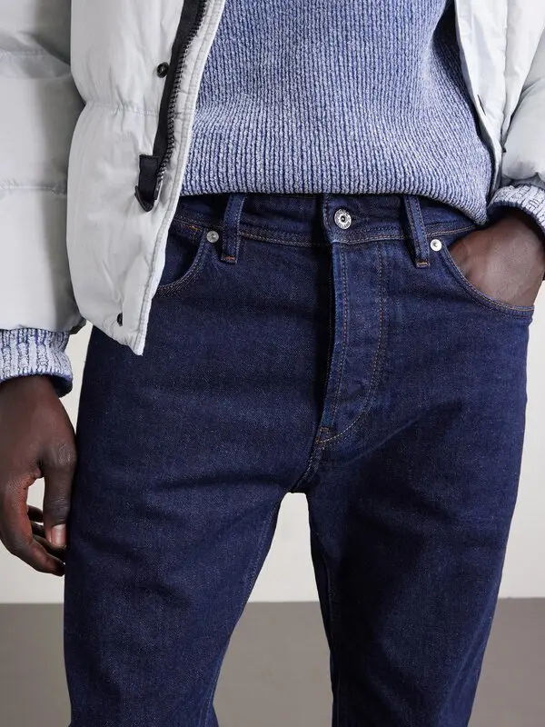 Stone Island Slim-fit Organic Jeans - Blue