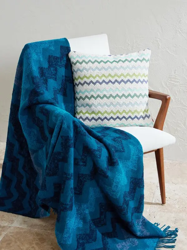 Missoni Capri Striped Bouclé Cushion
