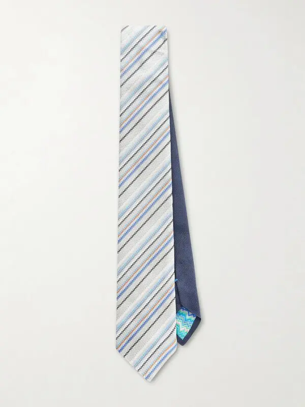 Missoni 7cm Striped Silk Tie - Multi