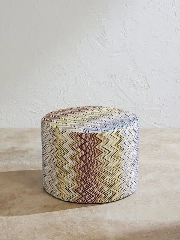 Missoni Jarris Striped Cotton Pouf - Multi