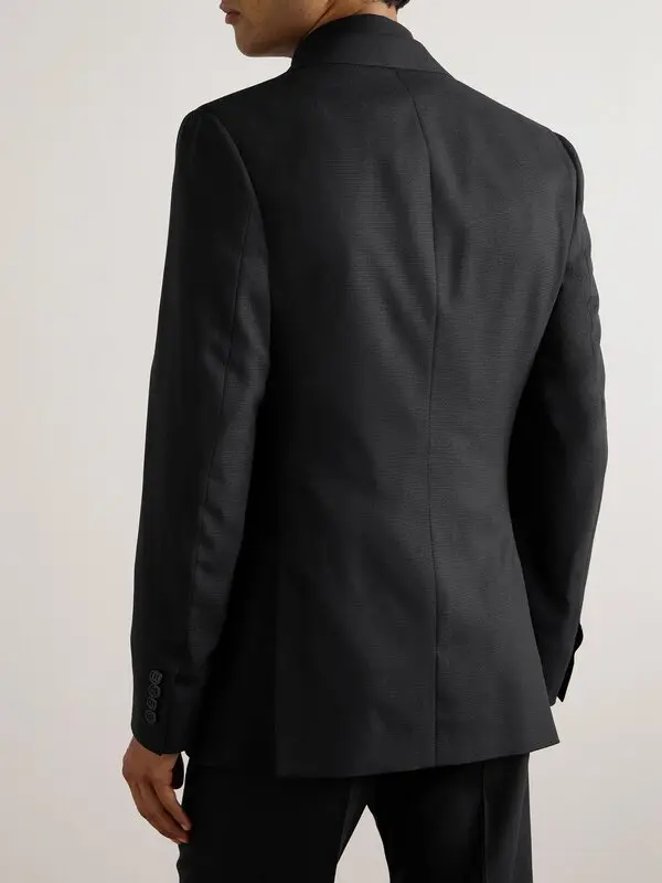 Brioni Trevi Slim-fit Textured-wool Suit Jacket
