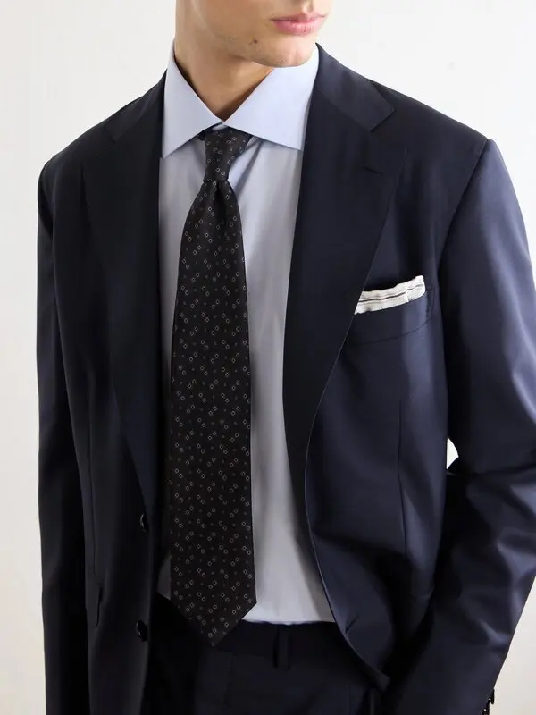 Brioni 8cm Silk-jacquard Tie