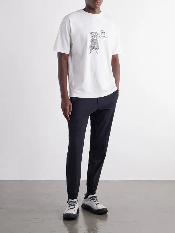 DISTRICT VISION California Printed Cotton-jersey T-shirt